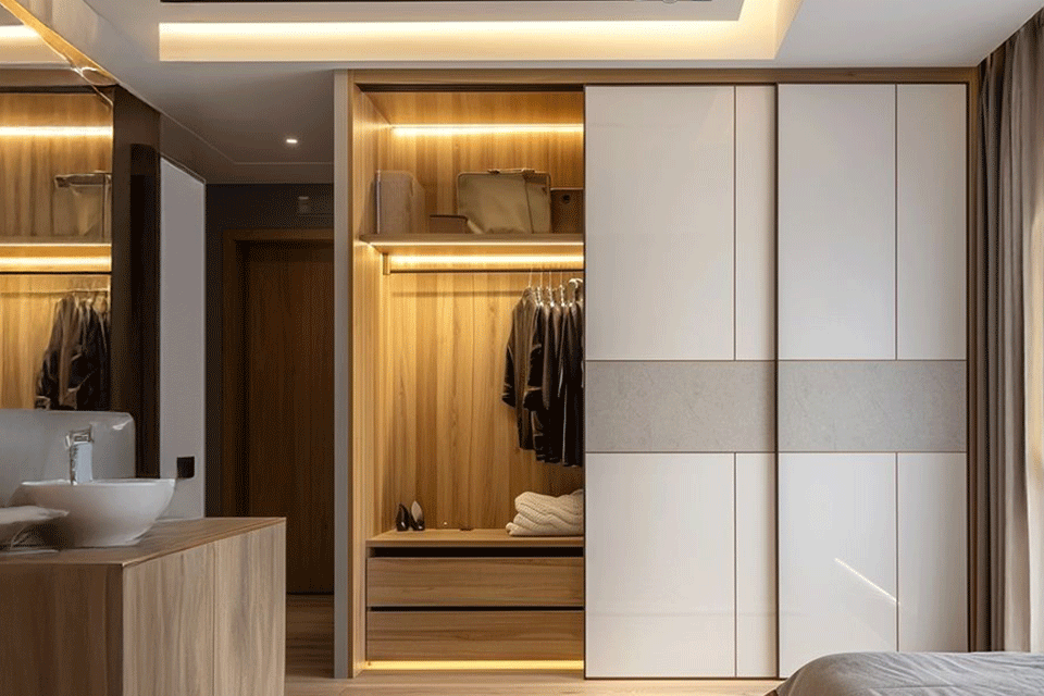 Best Sliding Wardrobes Design in Delhi - 7SPADES.